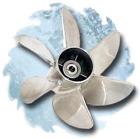 Intimidator H-6: Six Blade Stainless Steel Propeller | Hydromotive ...